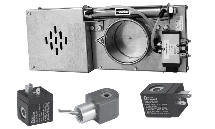 Solenoid Valves and Blast Gates for Hazardous Applications | Controlled ...