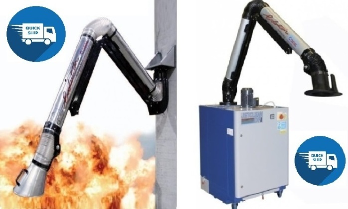 JETCLEAN DF1 NFPA 652 Dust Extractor,Stainless ATEX Arm | Controlled ...