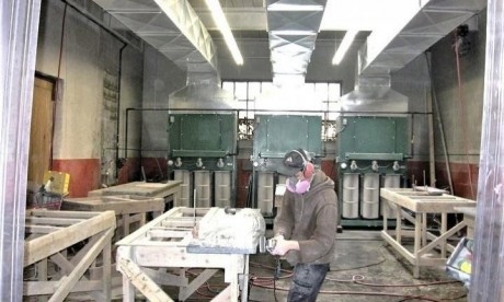 Dust Collector for Granite Cutting | Controlled Air Design