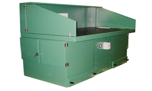 Wet and Dry Downdraft Benches for Metal-Grinding | Controlled Air Design