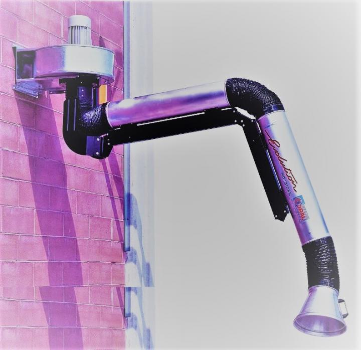 Welding Fume Extraction Arms - Arms for HAZLOC | Controlled Air Design