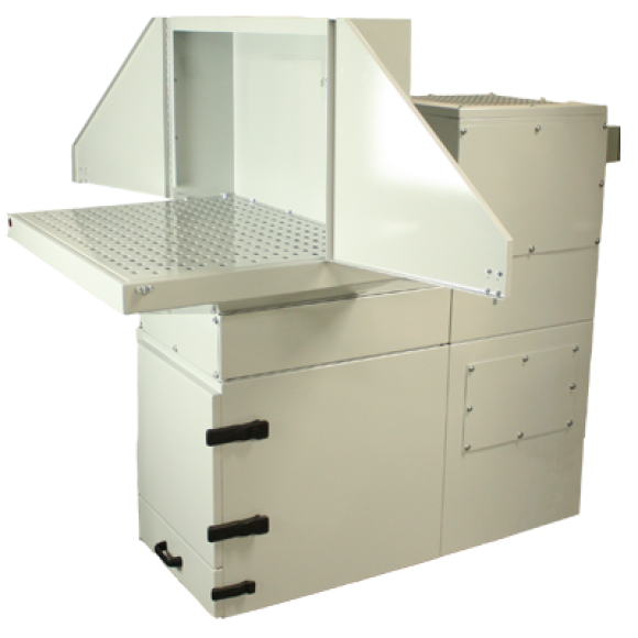 Backdraft and Downdraft with Explosion-Proof motor | Controlled Air Design